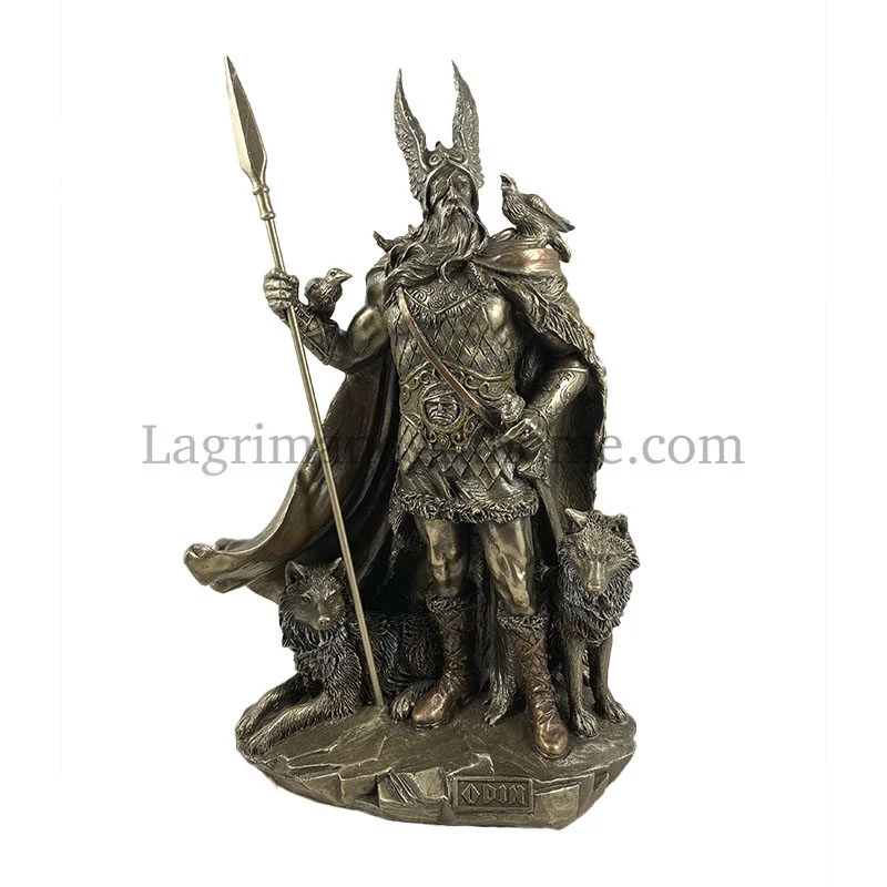 Figura Dios Odín - Lágrima Negra Home - Dioses Nórdicos Paganos